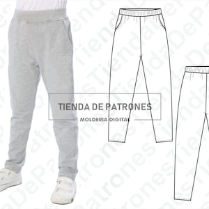 PATTERN Kids Jogger Pants, Jogging Pants for Children, Sewing Pattern ...