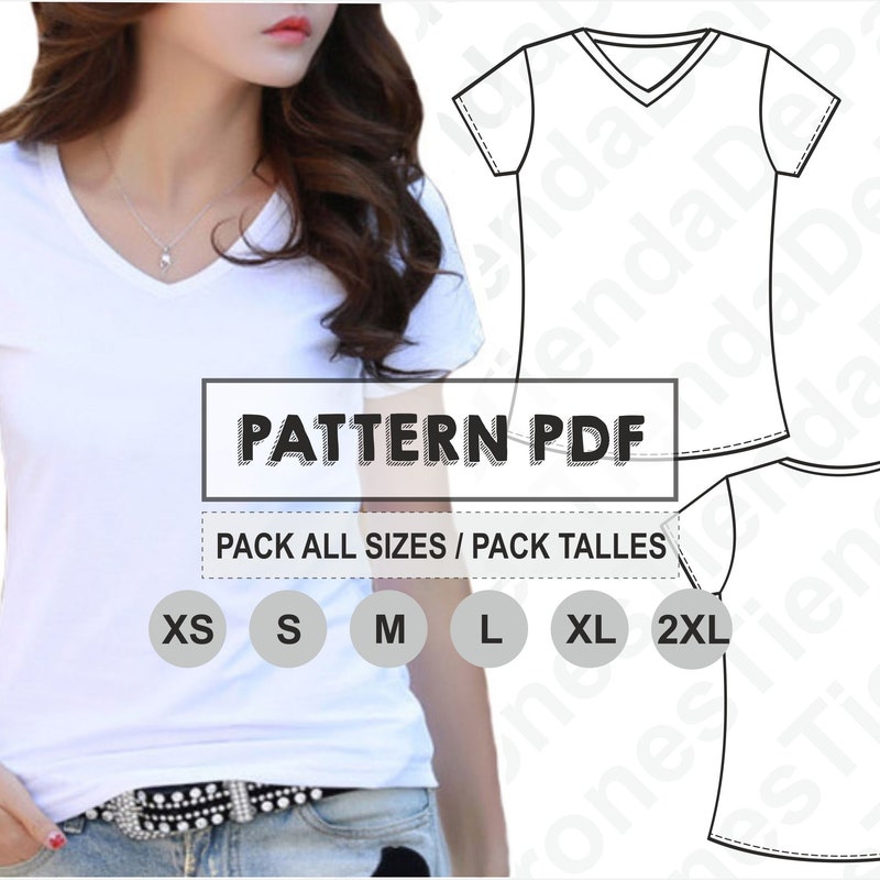 Womens Shirt Pattern - Etsy