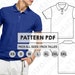 PATTERN Polo Shirt for Men, Sewing Pattern, Digital, Pattern PDF, Pack ...