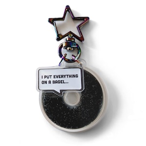 Everything Everywhere All at Once Keychain • Everything Bagel • Acrylic ...