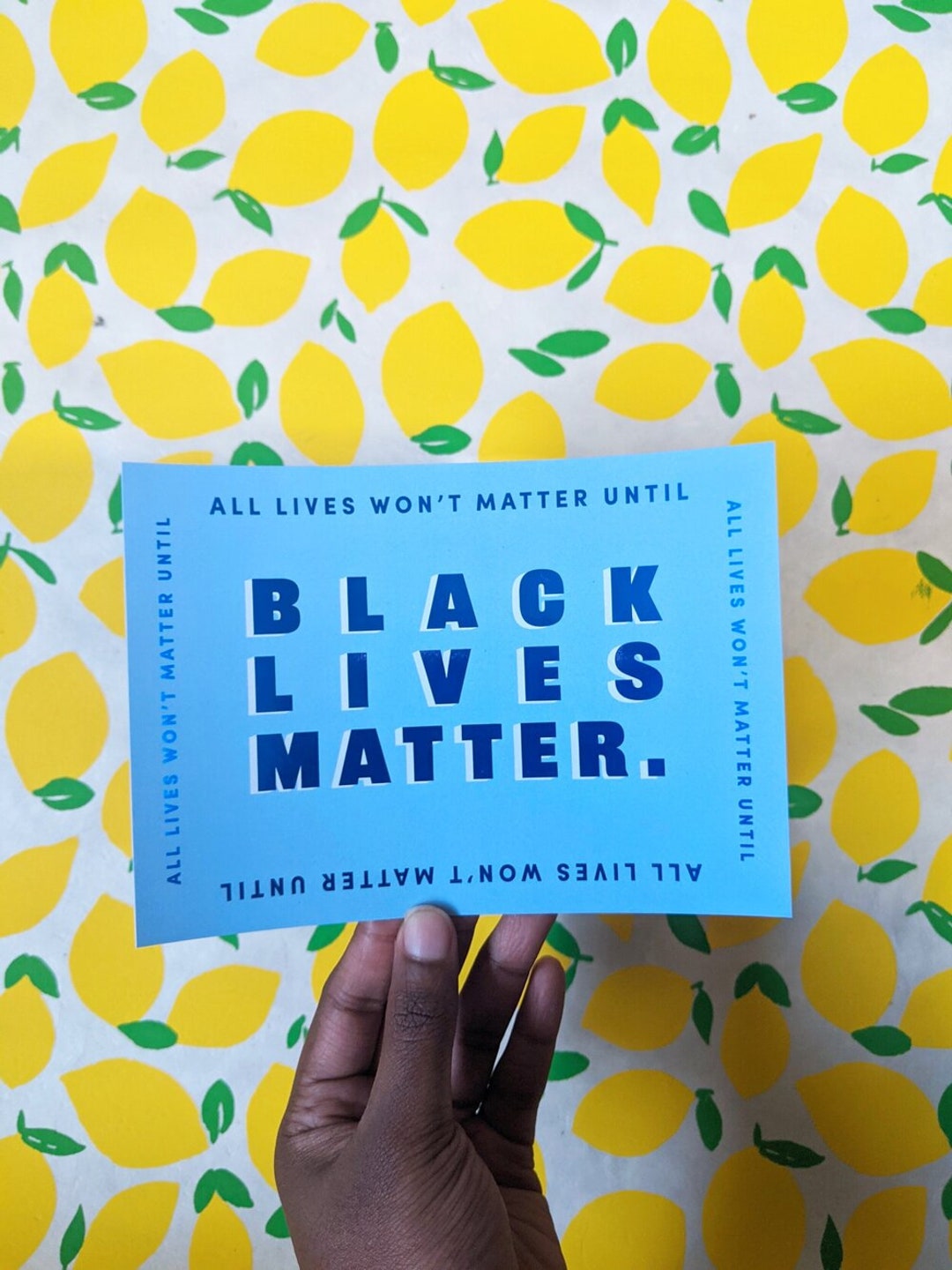 Black Lives Matter Card • Activism Card • Black Lives Matter • BLM Card ...