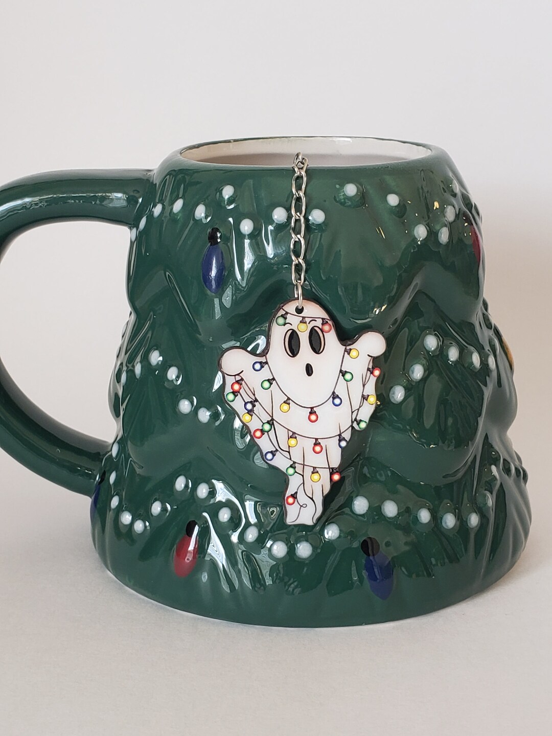 Ghost With Holiday Lights Tea Infuser Horror Fan Gothic Loose Tea ...