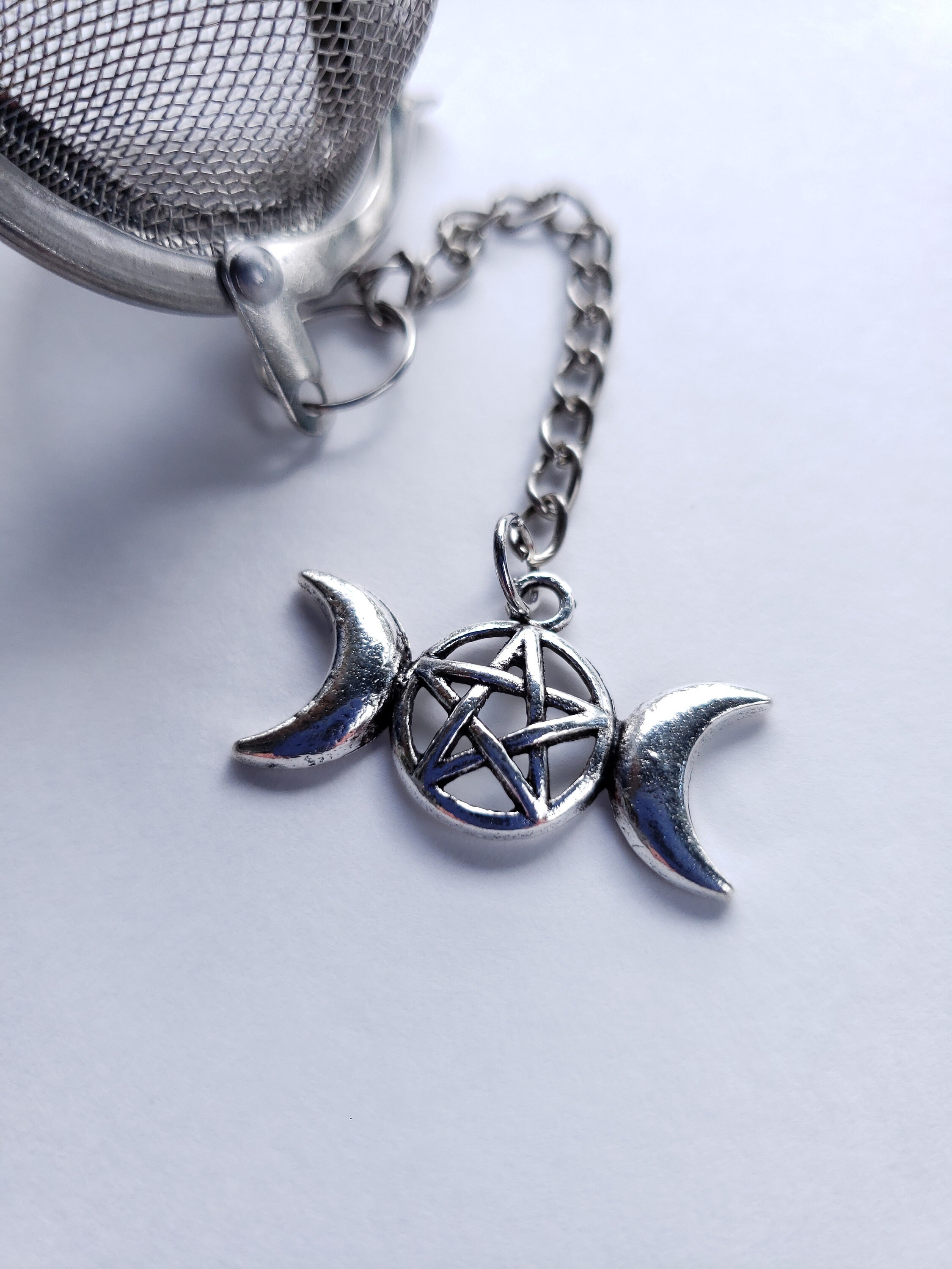 Triple Moon Tea Infuser Goddess Loose Tea Halloween - Etsy