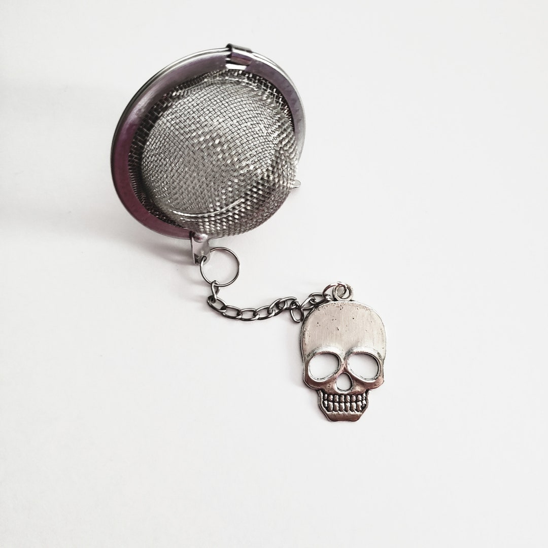 Skull Tea Infuser Horror Fan Gothic Loose Tea Halloween Tea Maker ...