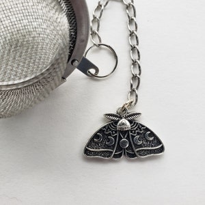 Moon Phase Moth Tea Infuser Horror Fan Loose Leaf Tea - Etsy