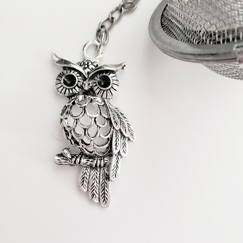 Mystical Owl Tea Infuser Horror Fan Gothic Loose Tea | Etsy