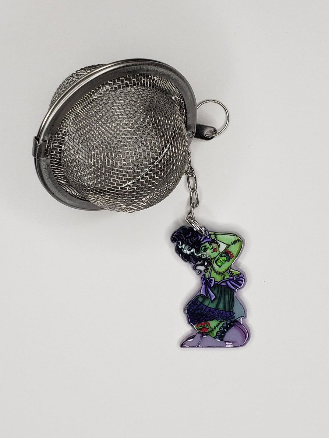 Bride of Frankenstein Zombie Pin up Tea Infuser Tea Diffuser Halloween ...