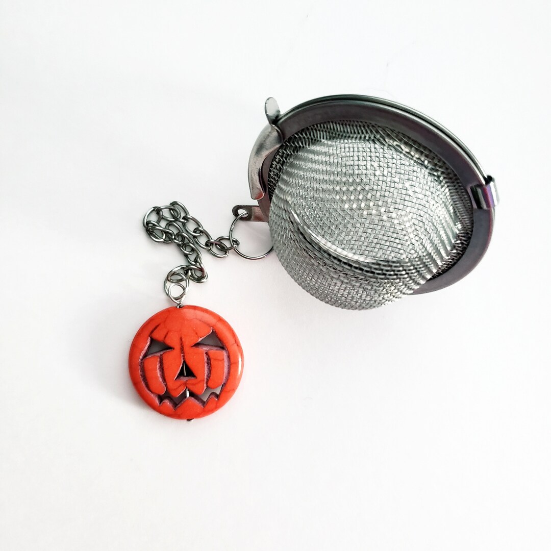 Pumpkin Head Tea Infuser Horror Fan Gothic Loose Tea Halloween Tea ...