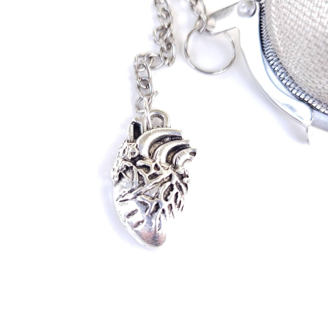 Anatomical Heart Tea Infuser Horror Fan Gothic Loose Tea Halloween Tea ...