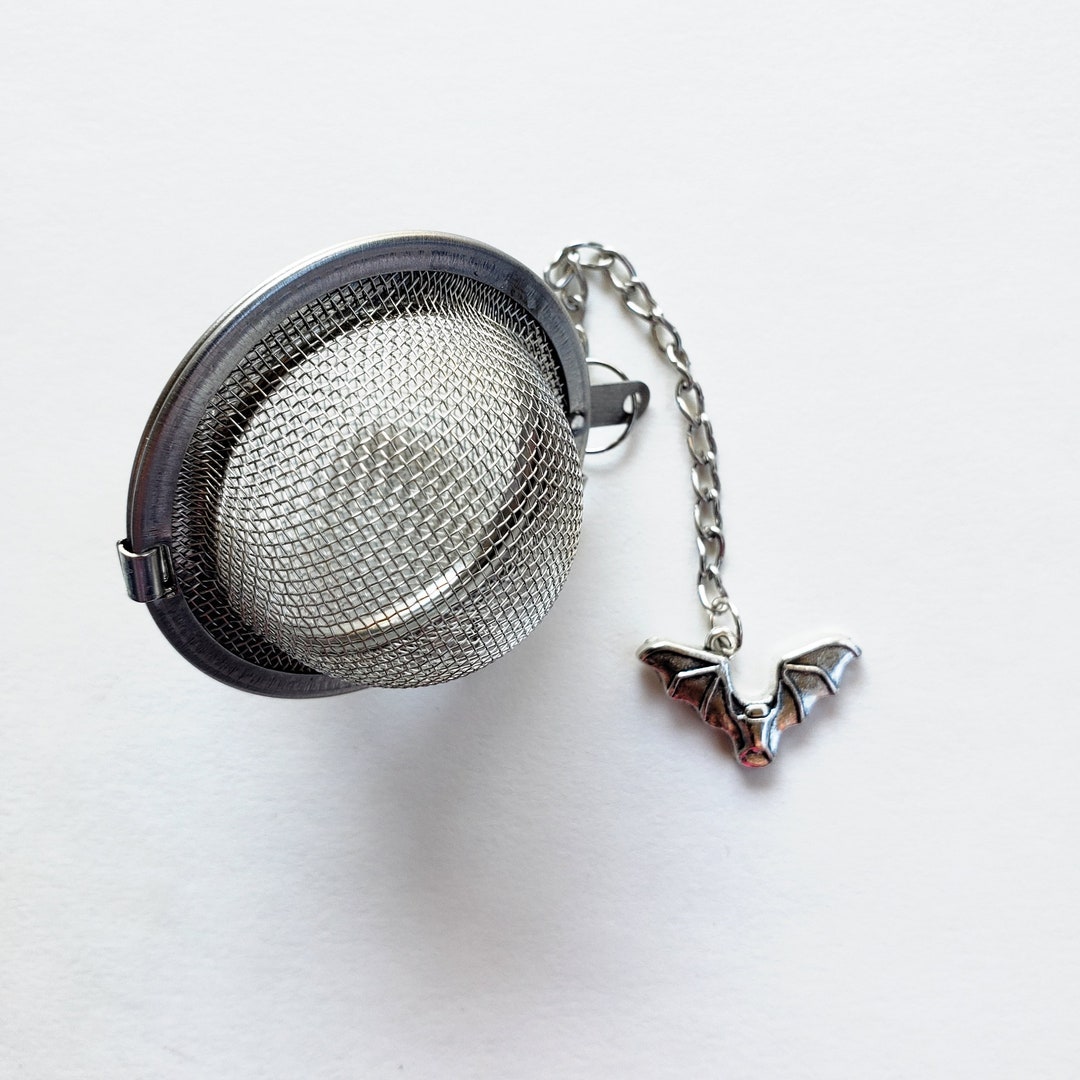 Bat Tea Infuser Nocturnal Gothic Loose Tea Halloween Tea Strainer ...