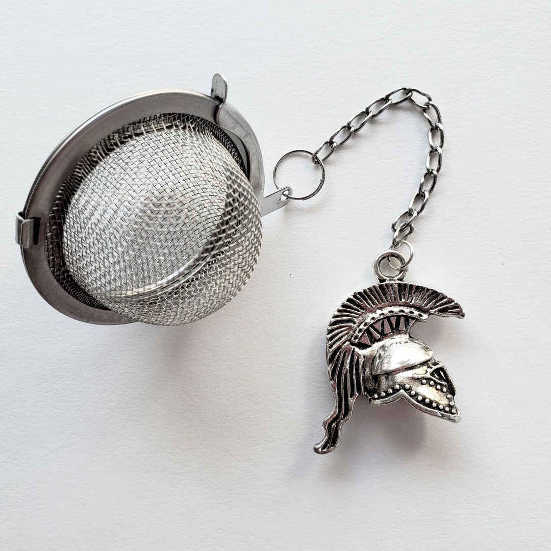 Greek Helmet Tea Infuser Knight Spartan Armor Medieval Mythology tea ...