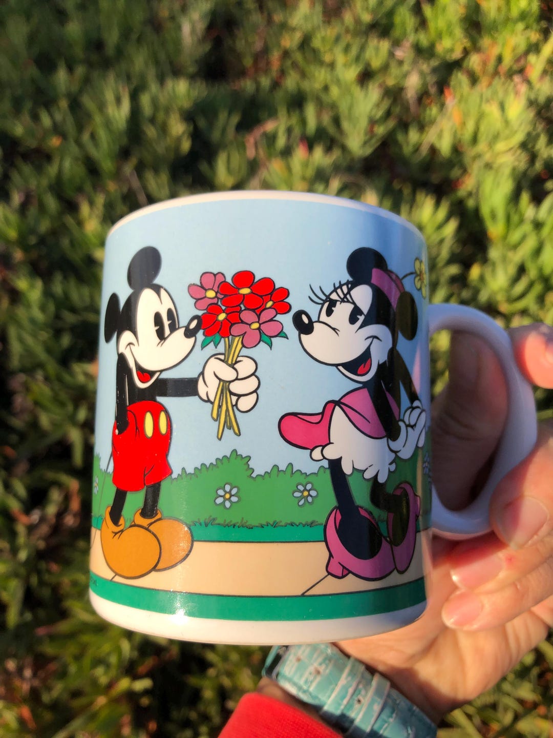Vintage 1985 Disney Applause Coffee Mug Mickey Mouse Minnie Applause ...