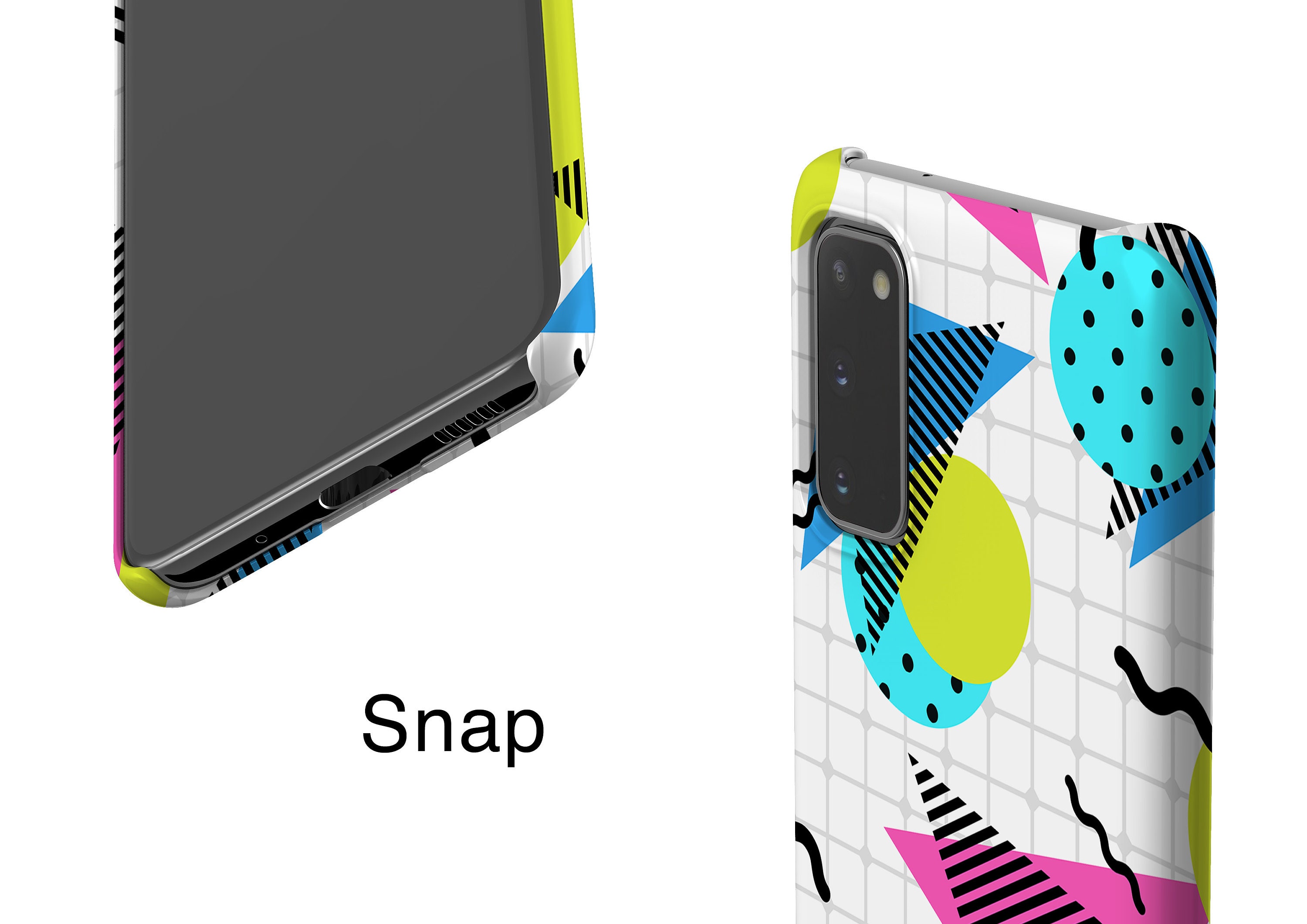 Memphis Style Phone Case Retro 80s 90s Pop Art Geometric - Etsy