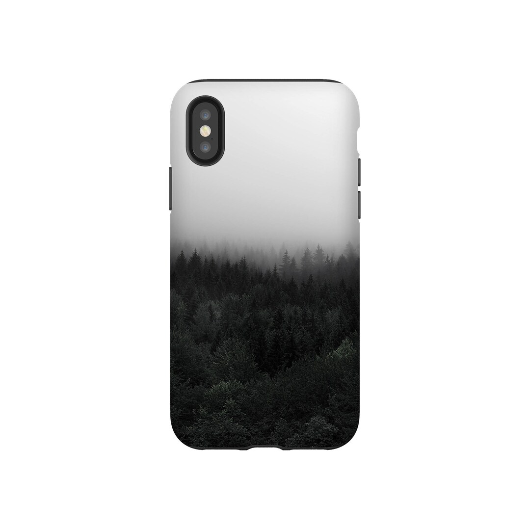 Foggy Forest Phone Case: Pine Tree, Nature Lover - Etsy