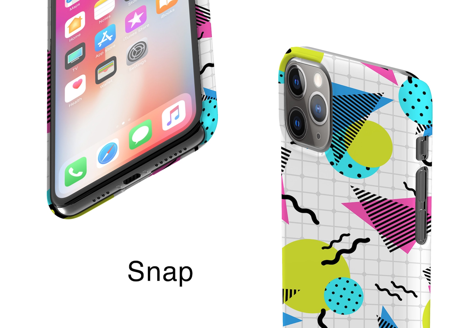 Memphis Style Phone Case Retro 80s 90s Pop Art Geometric - Etsy