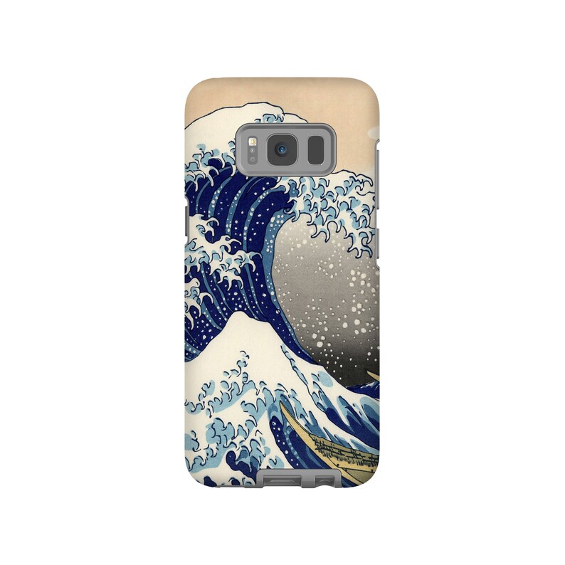 Japanese Wave Phone Case Ocean Waves Kanagawa iPhone X | Etsy