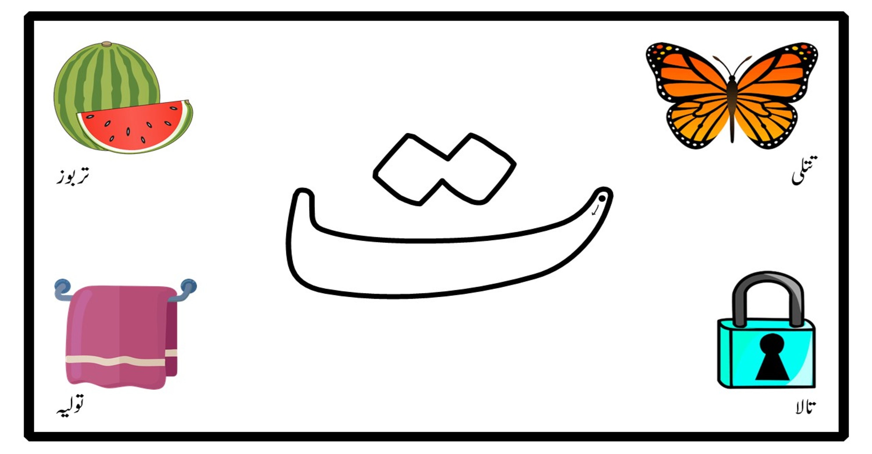 Urdu Alphabet Flashcards - Etsy