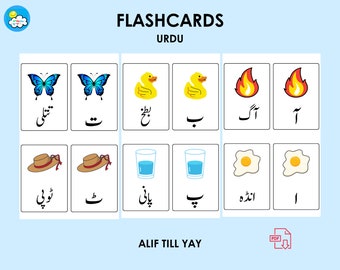 Urdu Alphabet Poster Chart Minimalist Print Art Urdu - Etsy