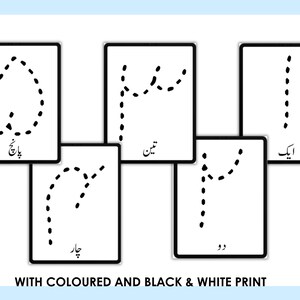 Urdu Number Flashcards - Etsy