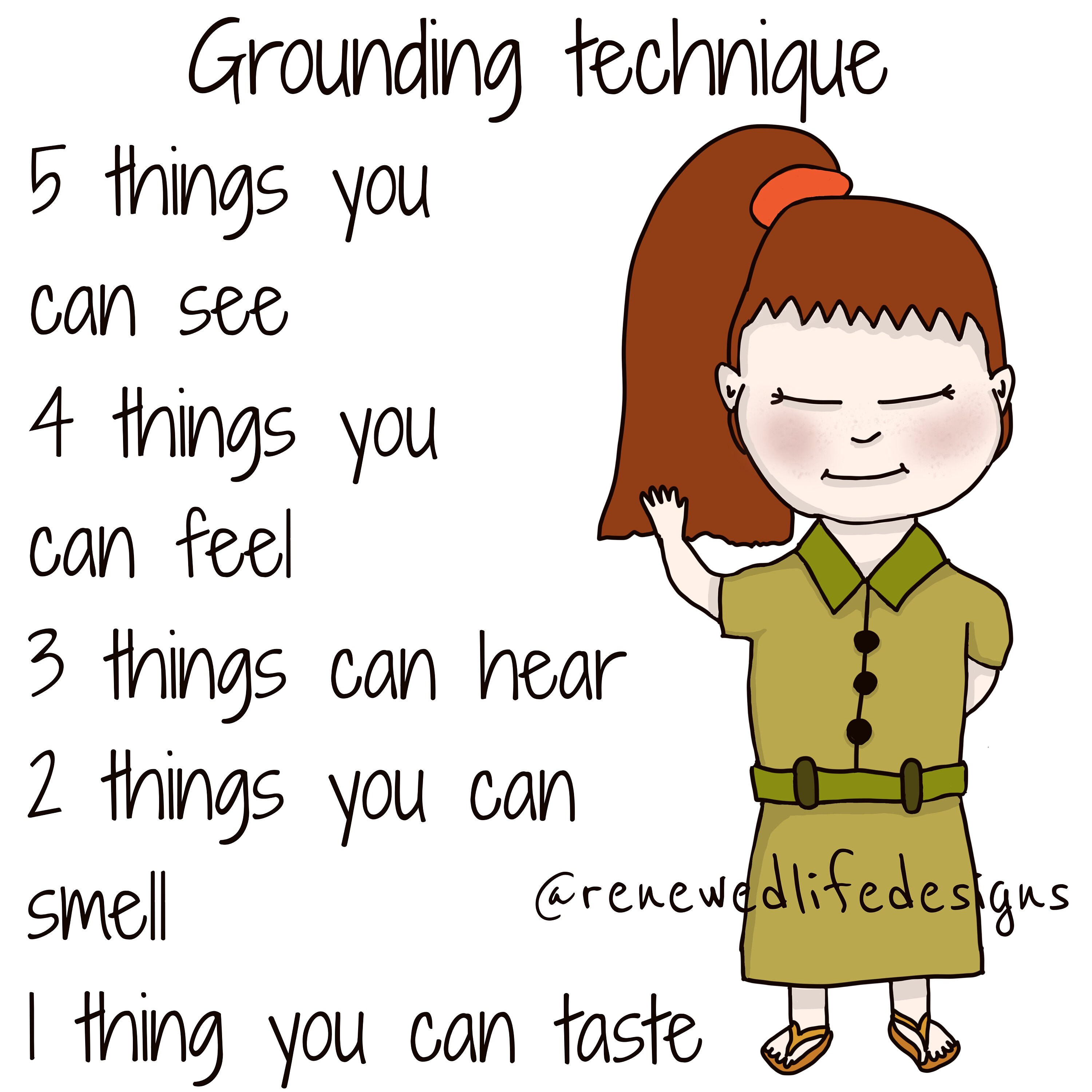Grounding Technique for Anxiety and Panic Attacks DIGITAL - Etsy