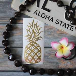 Pineapple Tribal Tattoo Aloha Bumper Sticker Vinyl Decal Filipino ...