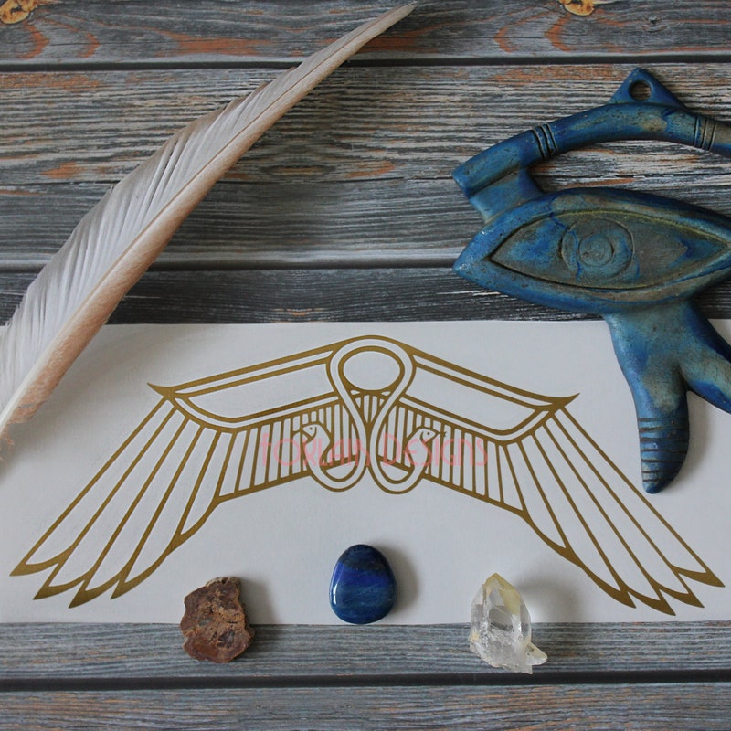 Winged Sun Disc - Etsy