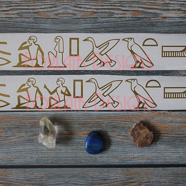 Egyptian Hieroglyphics Decal - Etsy