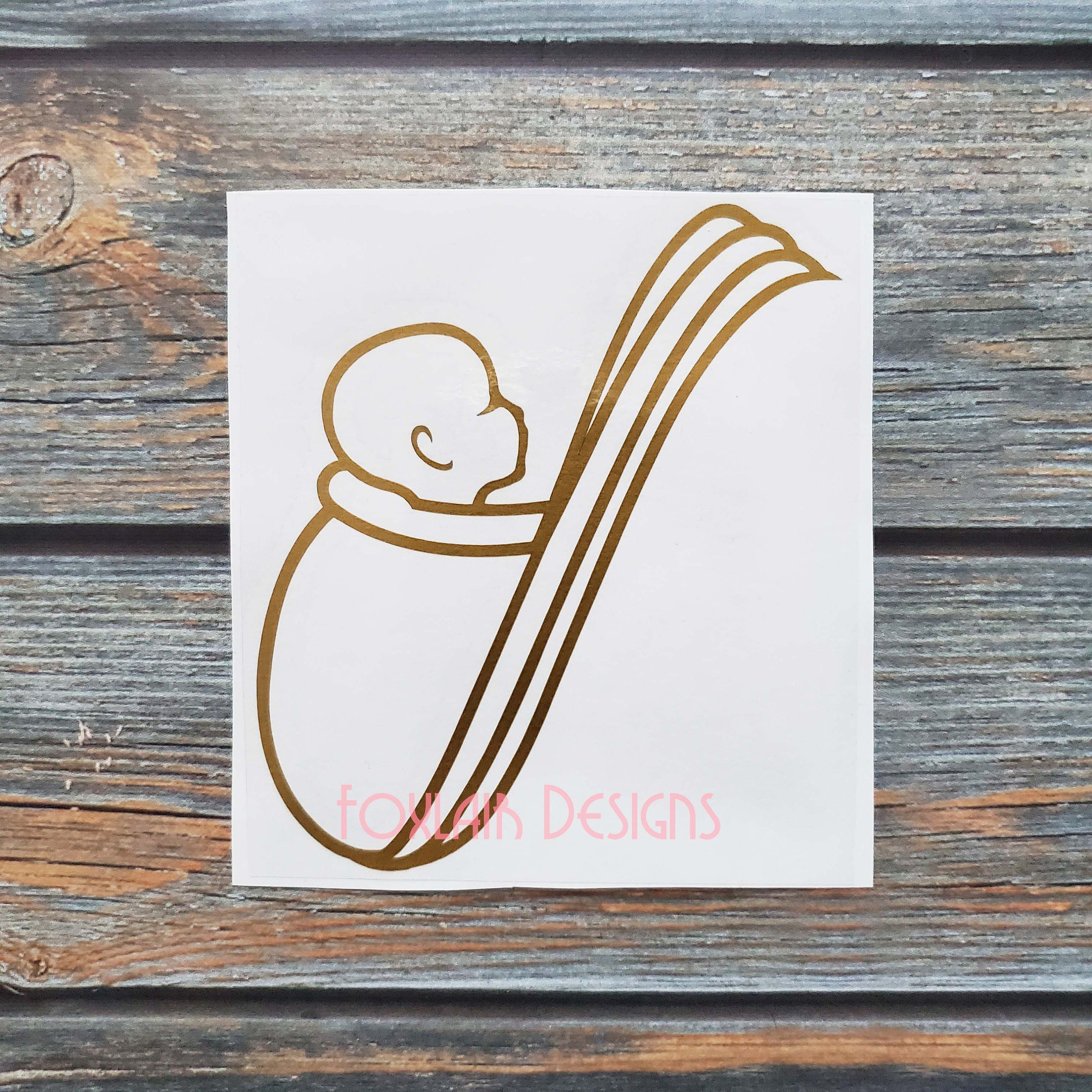 Babywearing Vinyl Decal Bumper Sticker Toddlerwearing | Etsy