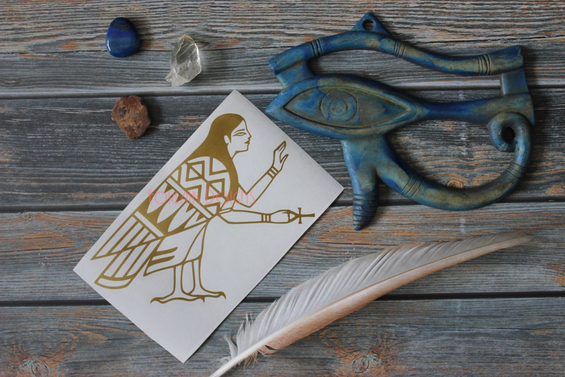 Harpy Ancient Egyptian Ba Soul Pagan Vinyl Decal Bumper - Etsy