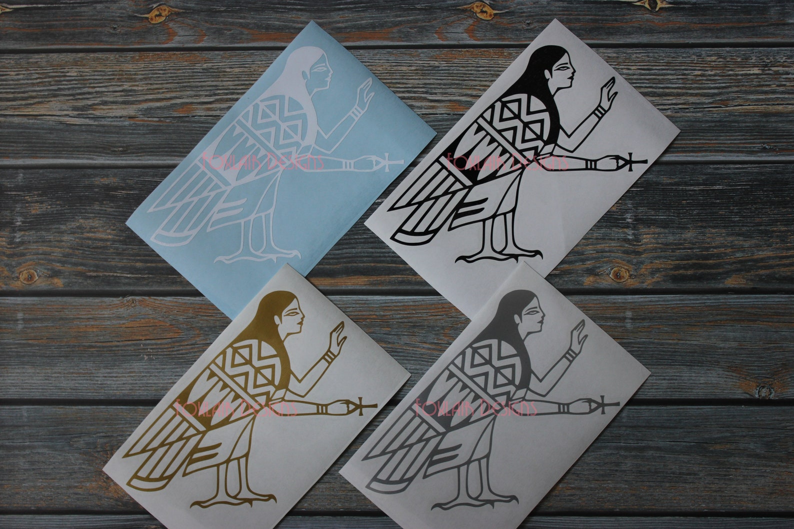 Harpy Ancient Egyptian Ba Soul Pagan Vinyl Decal Bumper - Etsy