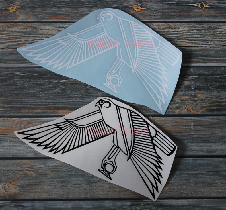 Horus Hawk Falcon Falconry Ancient Egypt Egyptian Raptor Vinyl - Etsy