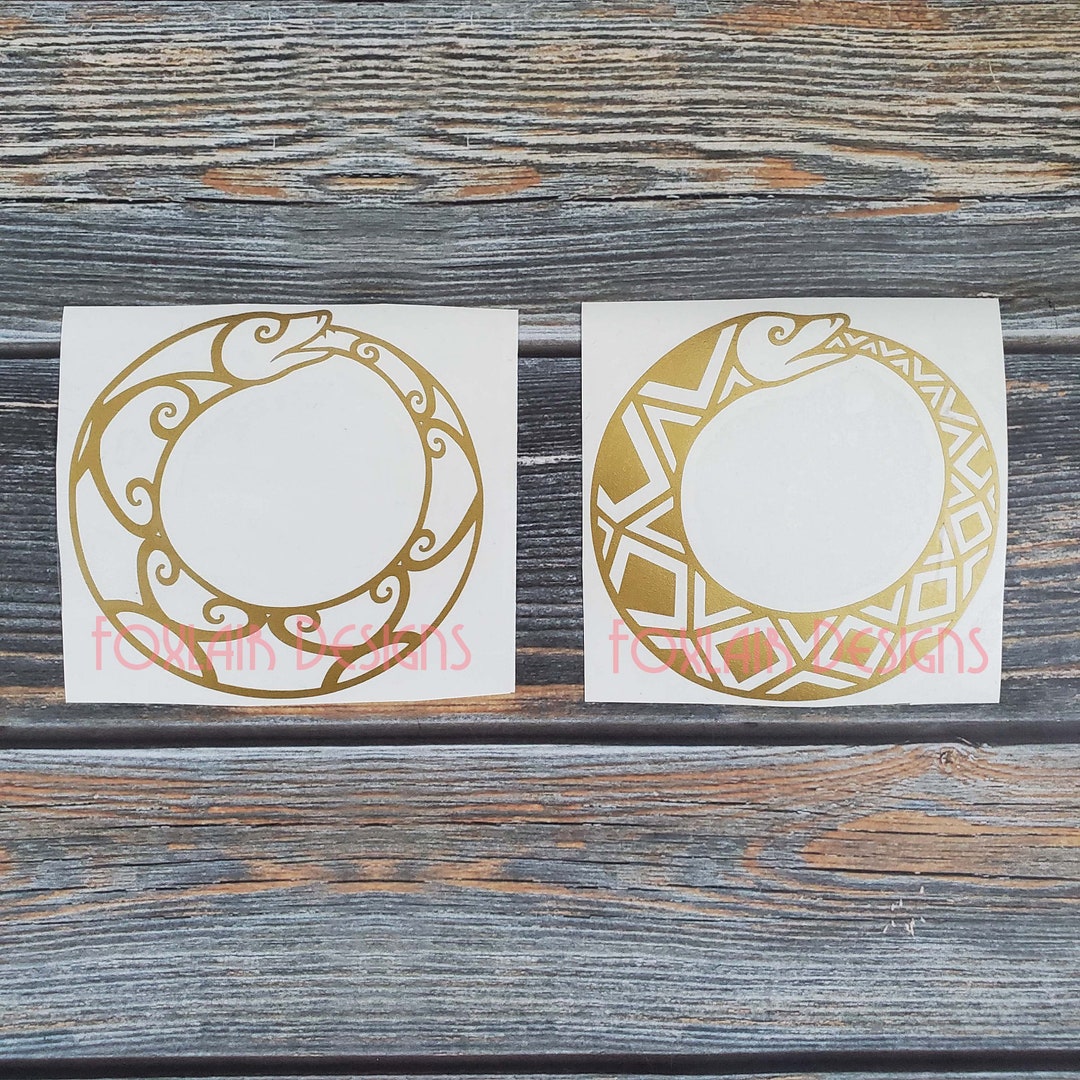 Ouroboros Vinyl Decal Bumper Sticker Oroboros Jormungandr Snake Eating ...