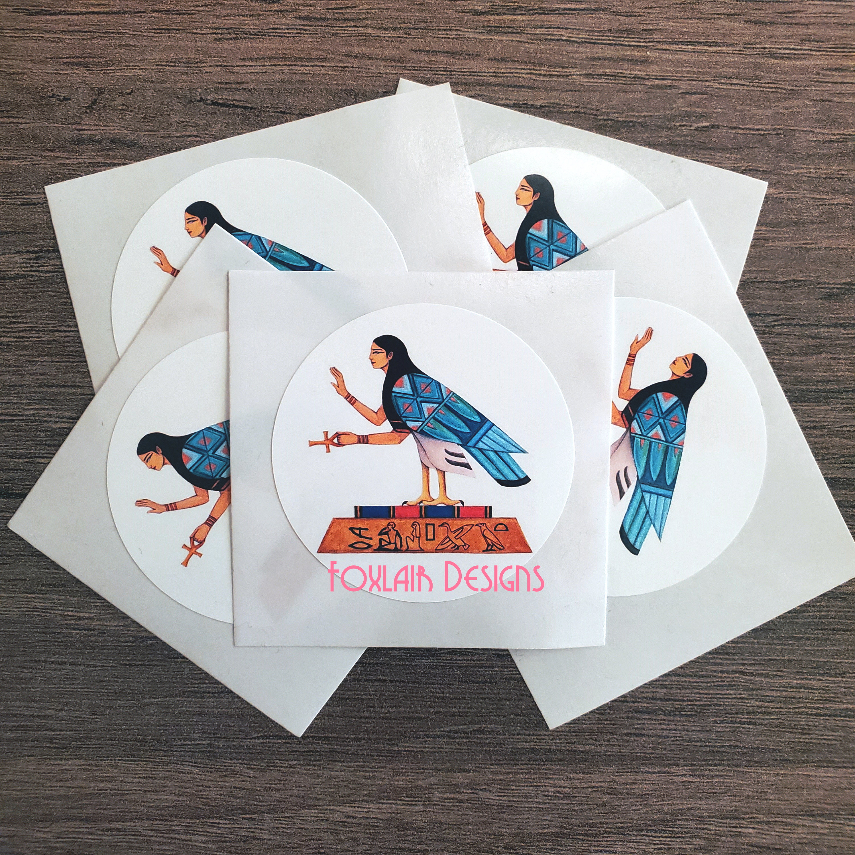 Harpy Ancient Egyptian Ba Soul Sticker Egypt Bird Metaphysical - Etsy