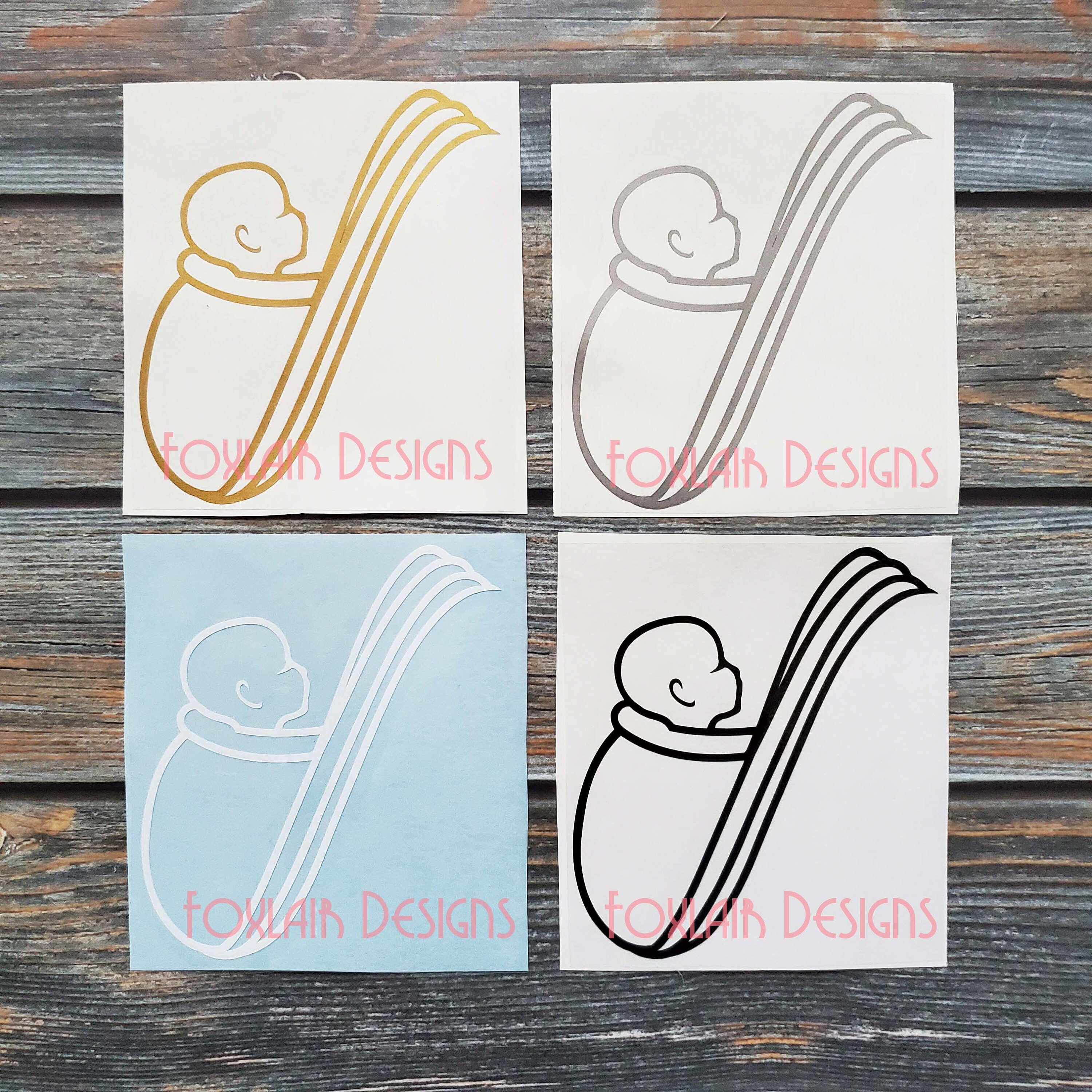 Babywearing Vinyl Decal Bumper Sticker Toddlerwearing | Etsy