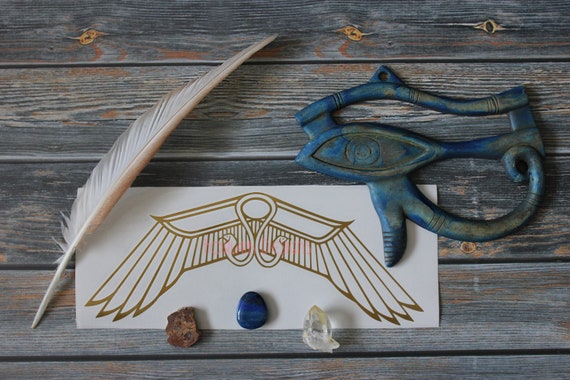 Ancient Egyptian Winged Sun Solar Disc Disk Egypt Horus Ra | Etsy