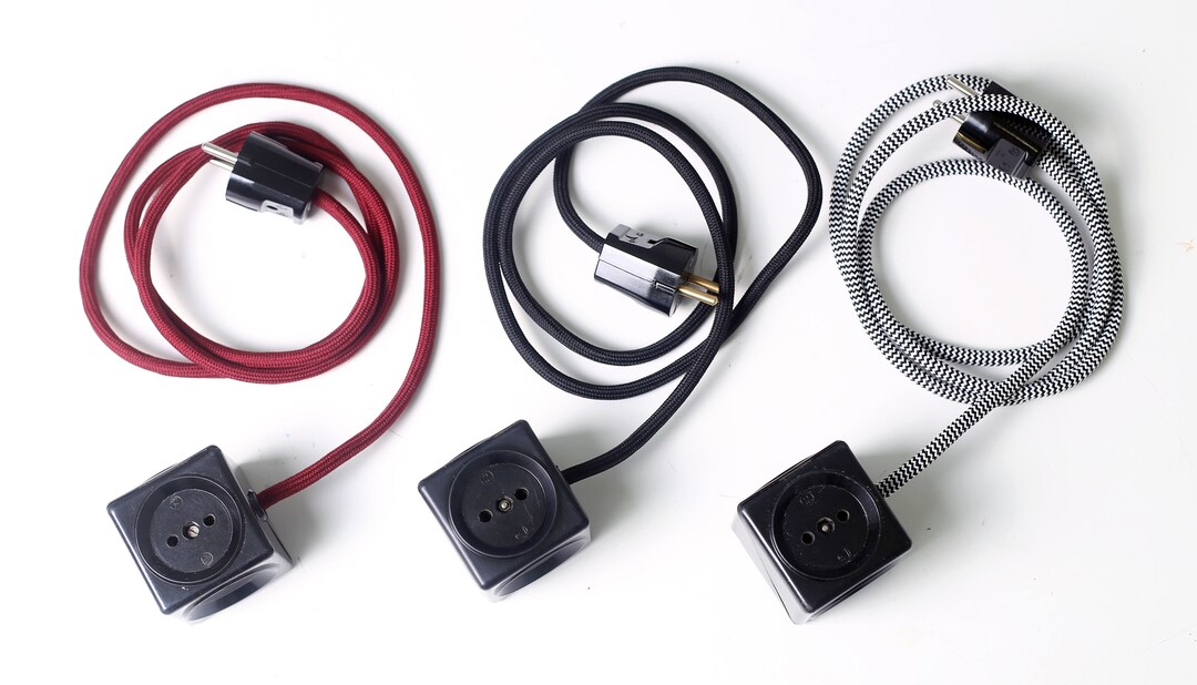 Bakelite 4-fold Socket Distributor Cube Multiple Plug Bauhaus - Etsy UK