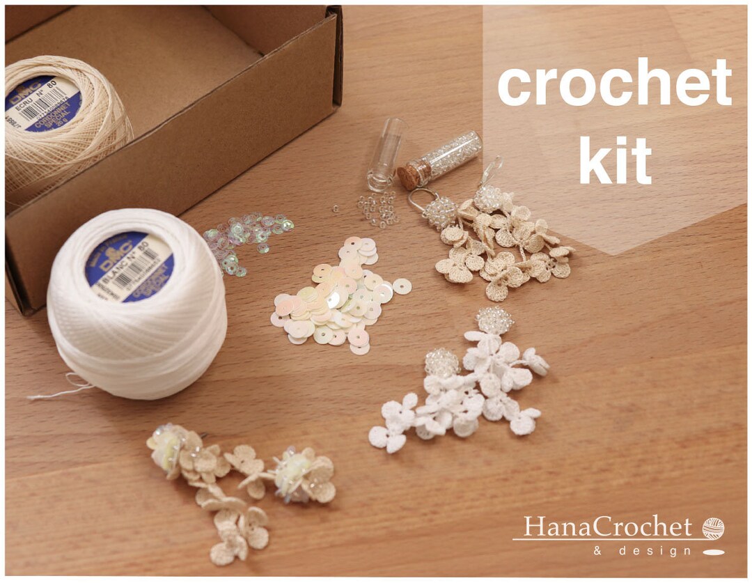 Crochet Kit With PDF Crochet Pattern and Video Tutorial - Crochet ...