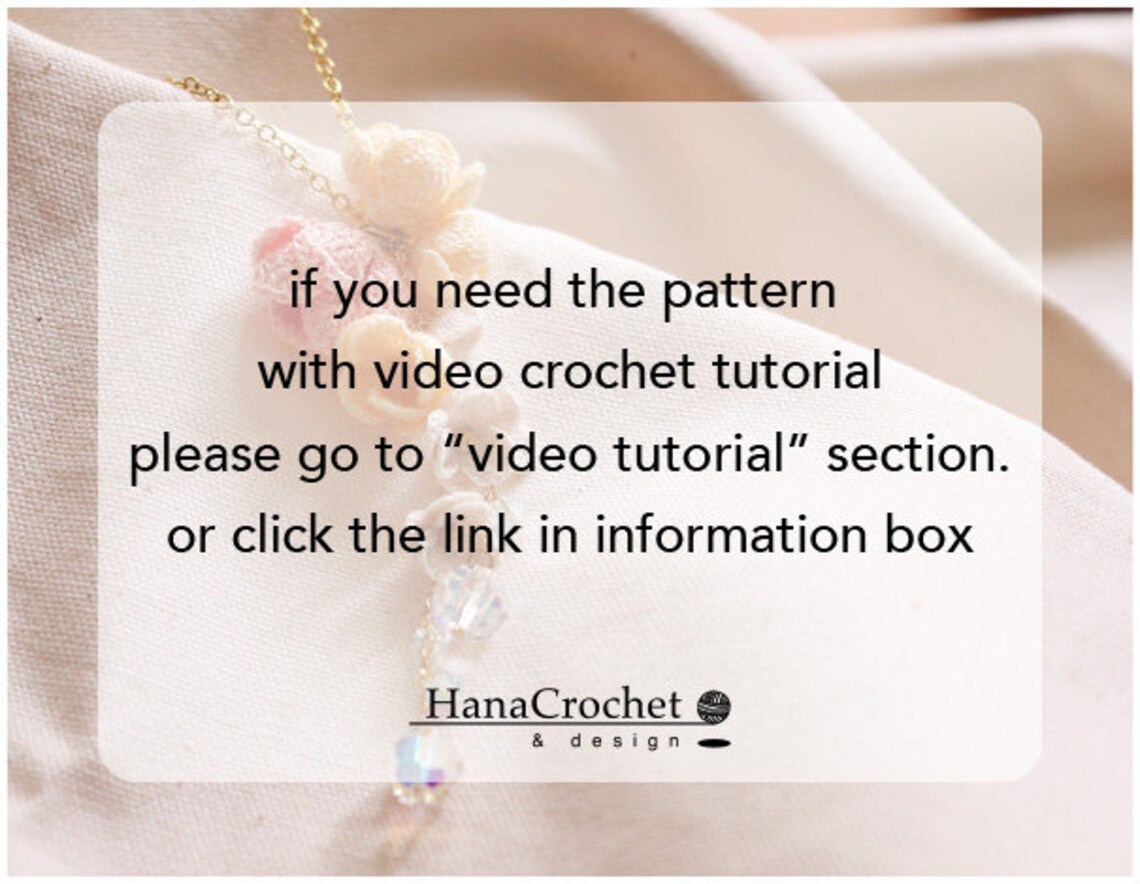 Crochet Flower Pendant Pattern – Miniature Dangle Jewelry (PDF Pattern ...