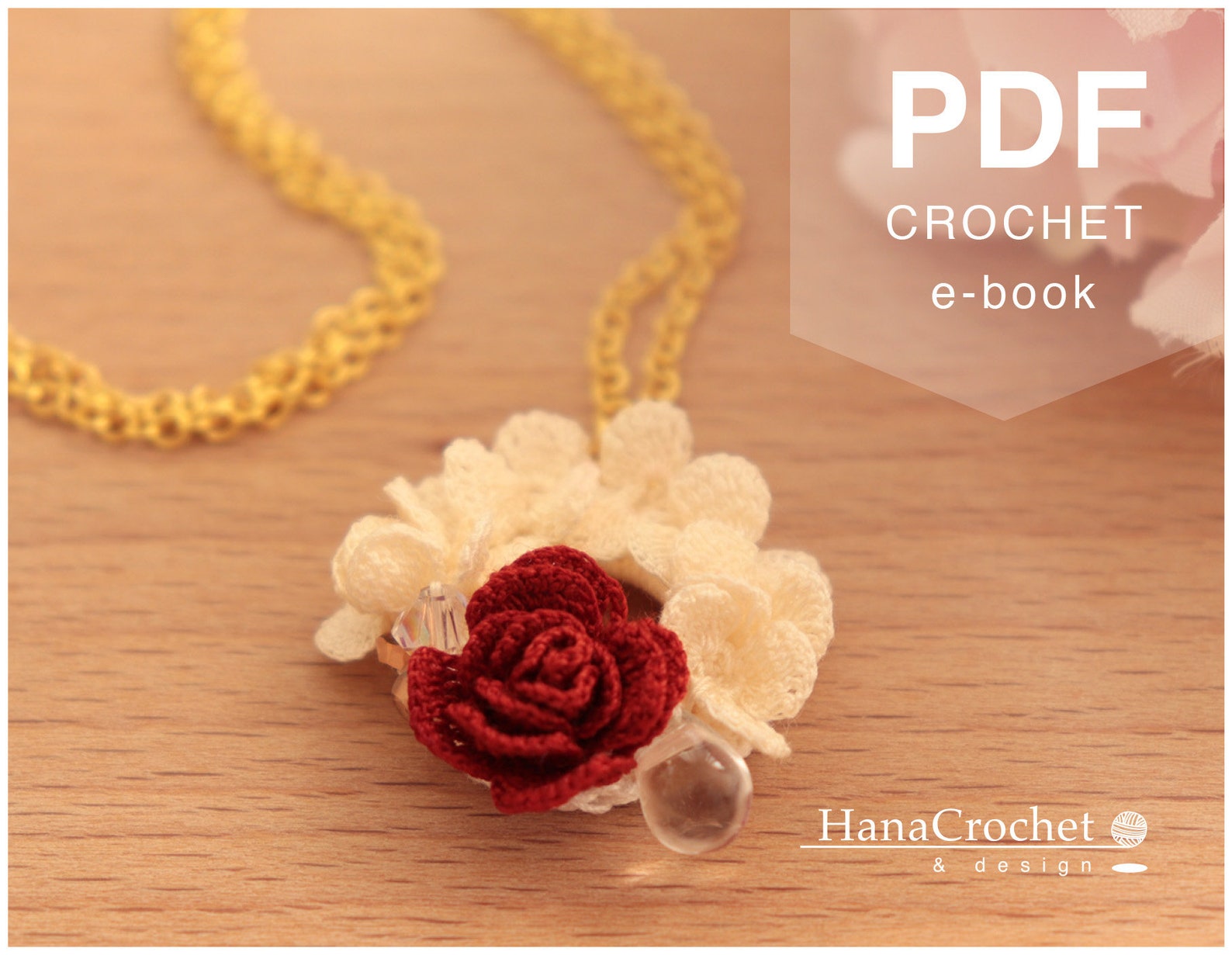 Crochet Jewelry E-book – 6 Micro Crochet Flower Designs (PDF Pattern ...