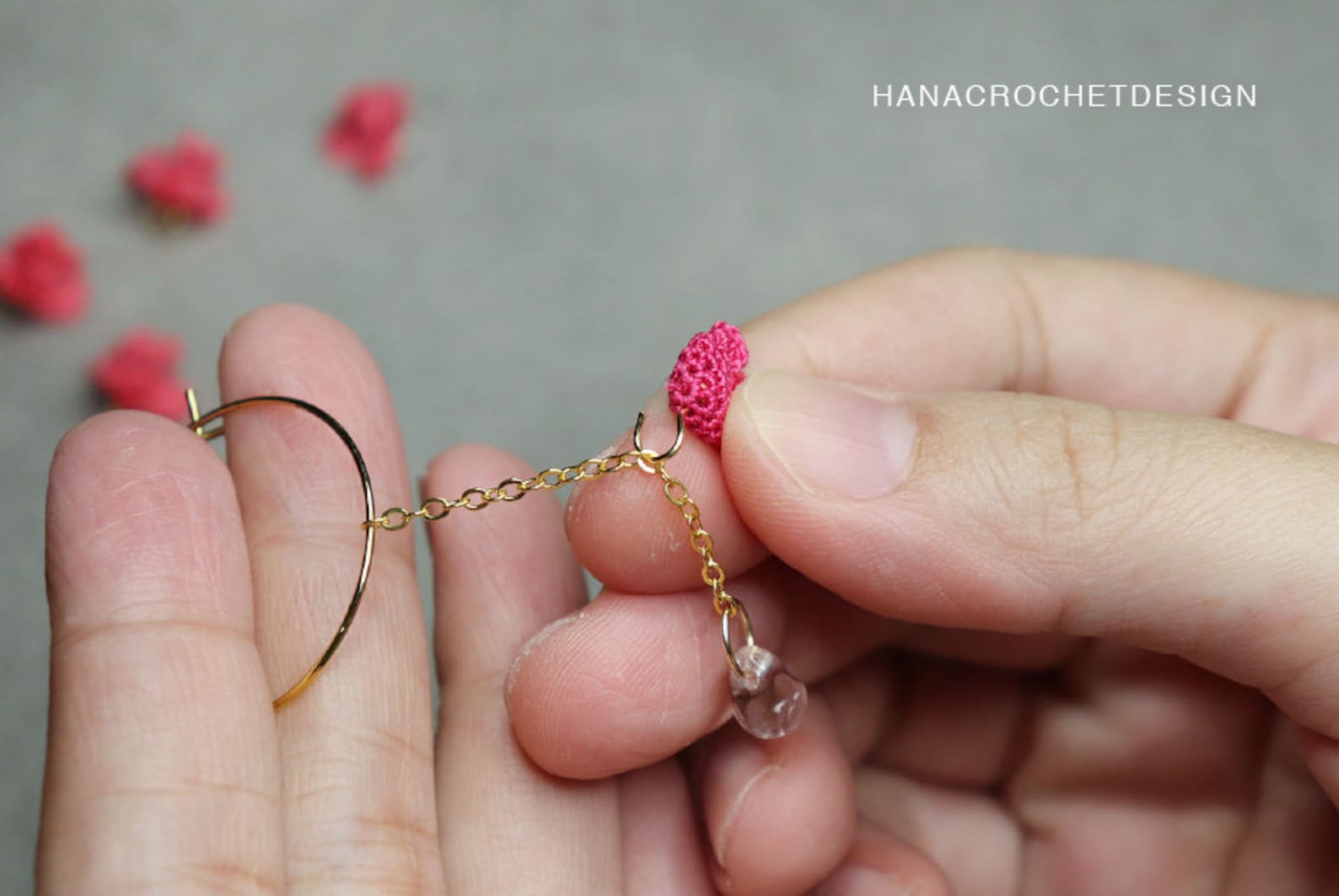 Dangle Flower Crochet Pattern PDF Crochet Pattern Flower - Etsy