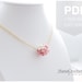 Crochet Puff Flower Ball Pendant PDF Crochet Pattern Puff - Etsy