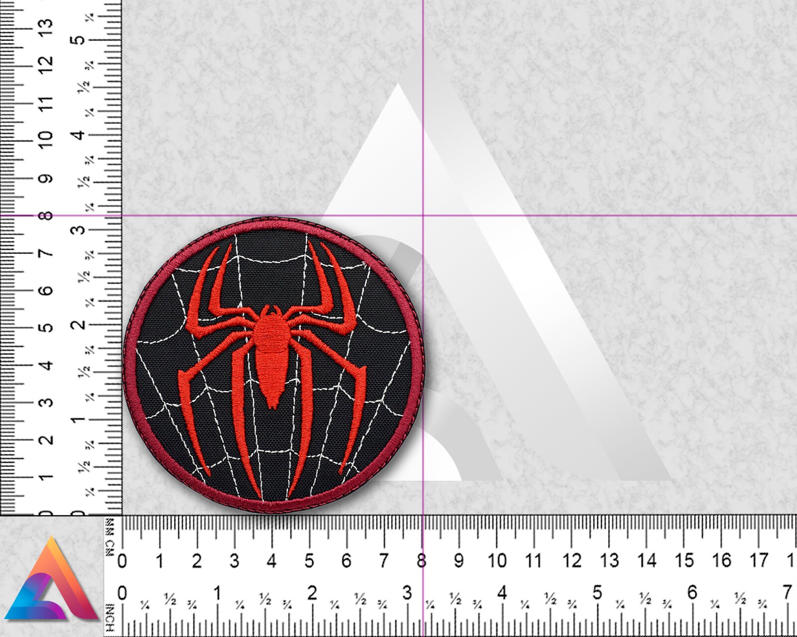 Miles Morales Spider-man Chest Logo Embroidered Patch, (iron-on or Hook ...