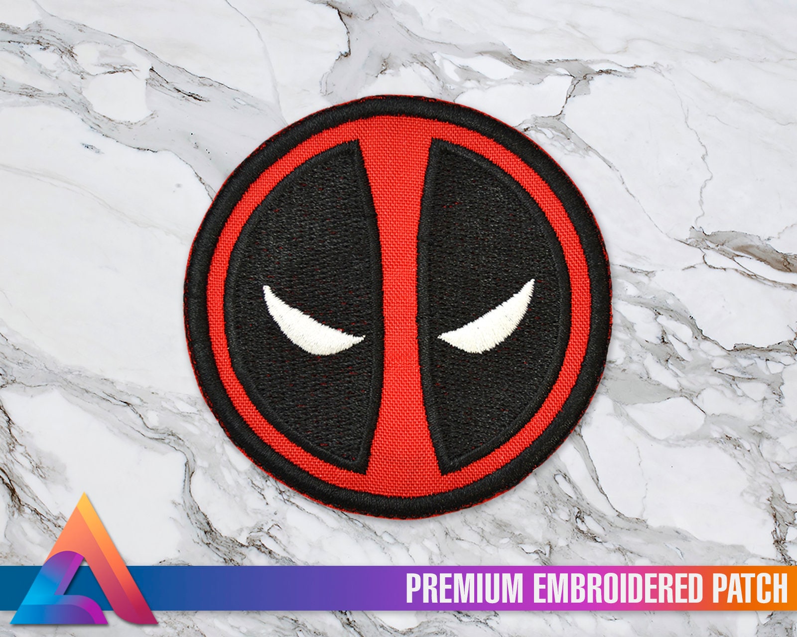 Deadpool Logo Embroidered Patch, Cosplay X-men (iron-on or Hook ...