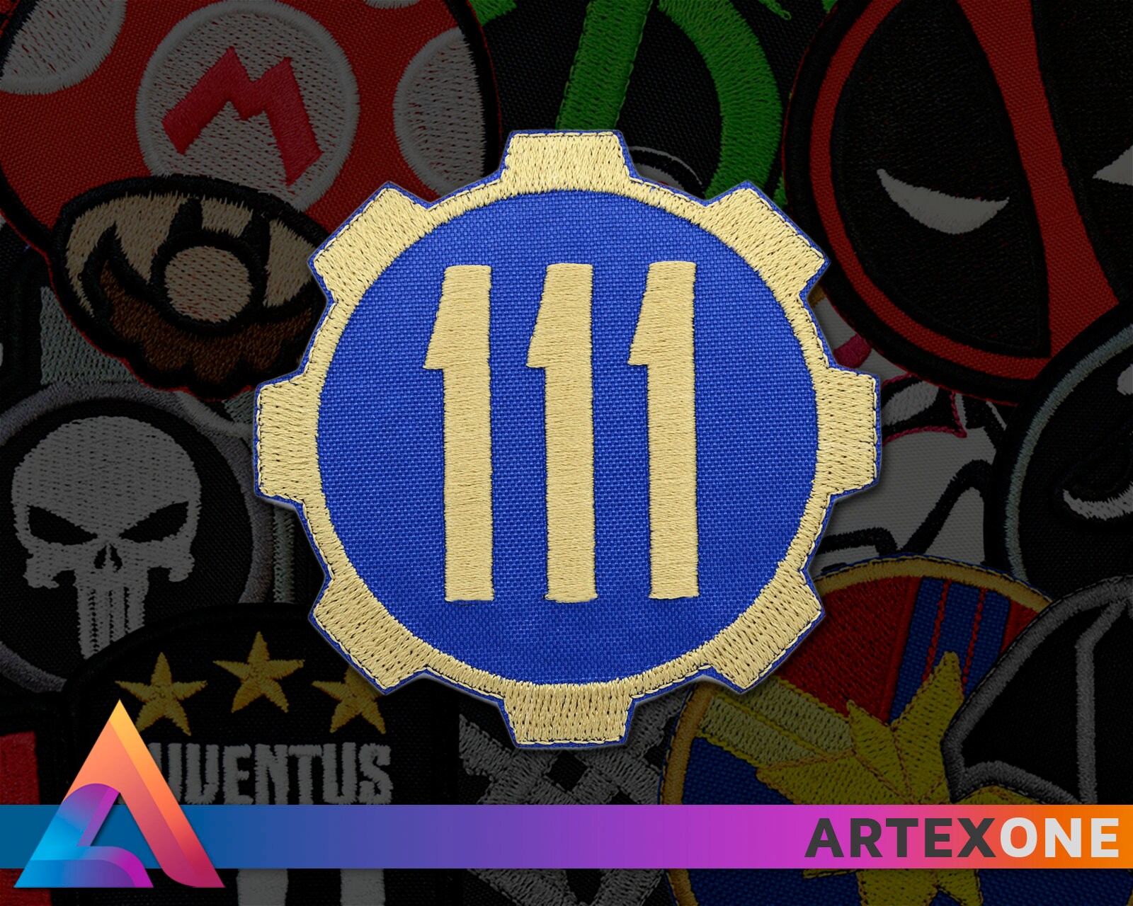 Fallout 76 and 111 Emblem Logo Gear Iron-on Embroidered Patch - Etsy UK