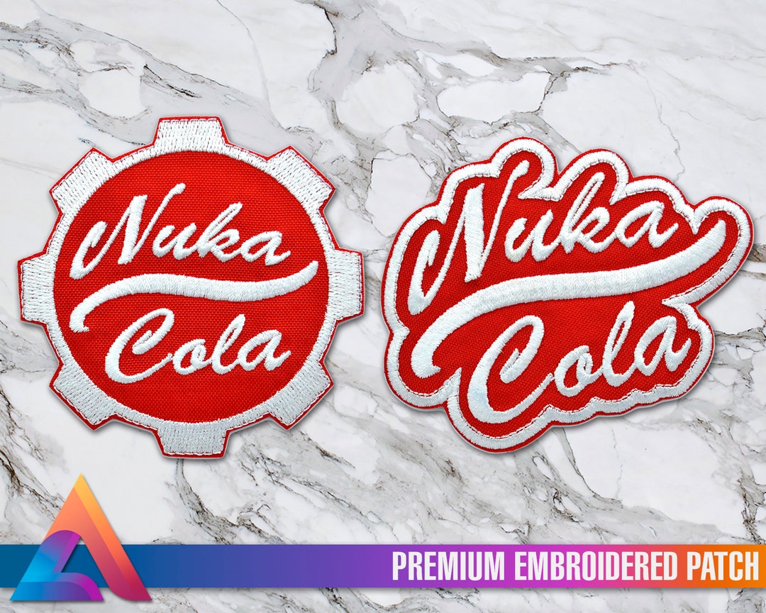 Fallout Nuka Cola Emblem Iron-on Embroidered Patch, Custom Patch ...