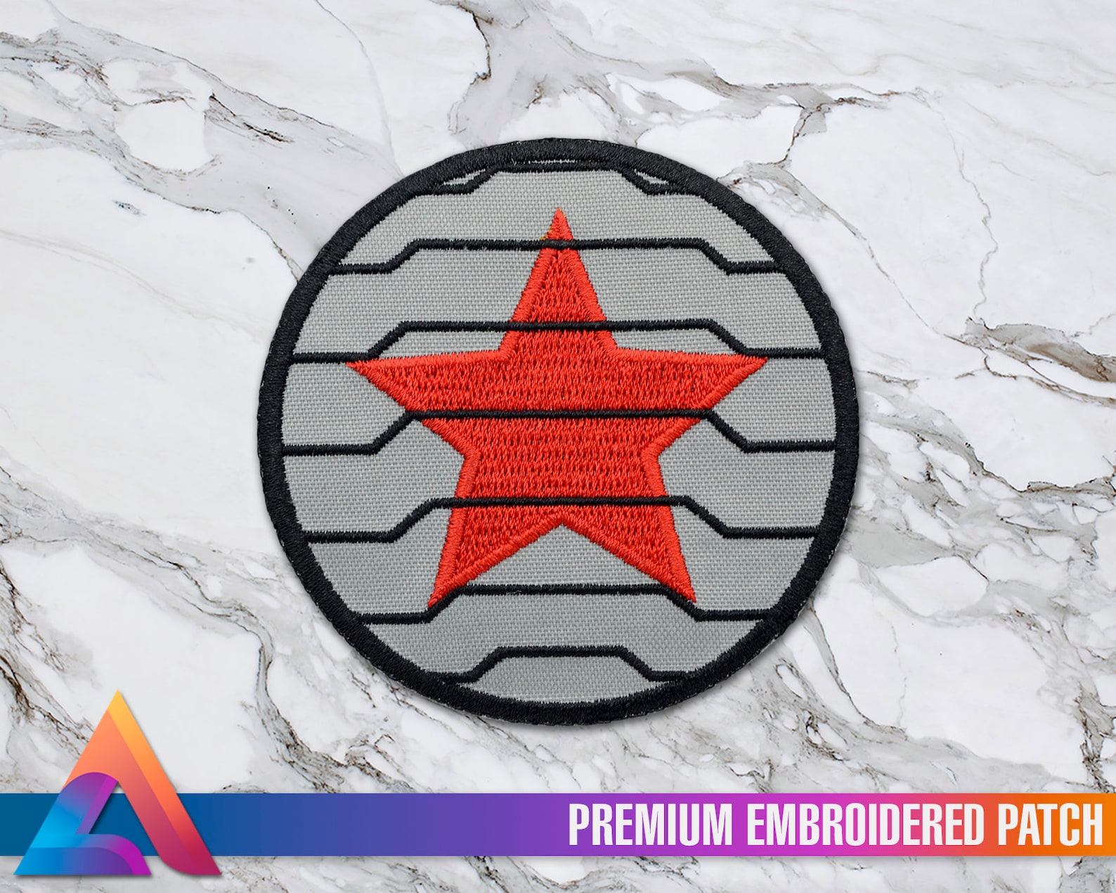 Winter Solider Bucky Barnes Arm Emblem Iron-on Embroidered | Etsy