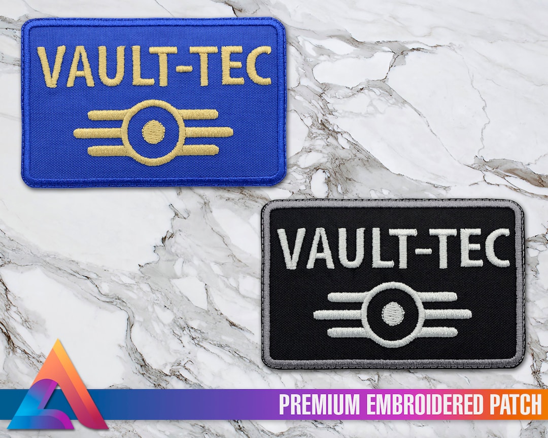 Fallout Vault-tec Corporation Emblem Iron-on Embroidered Patch, Custom ...