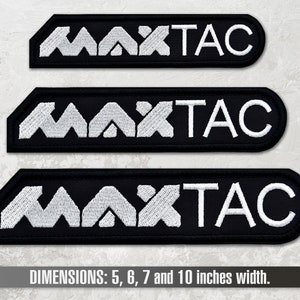 MAX-TAC Maximum Force Tactical Division - Embroidered Iron-on Patch ...