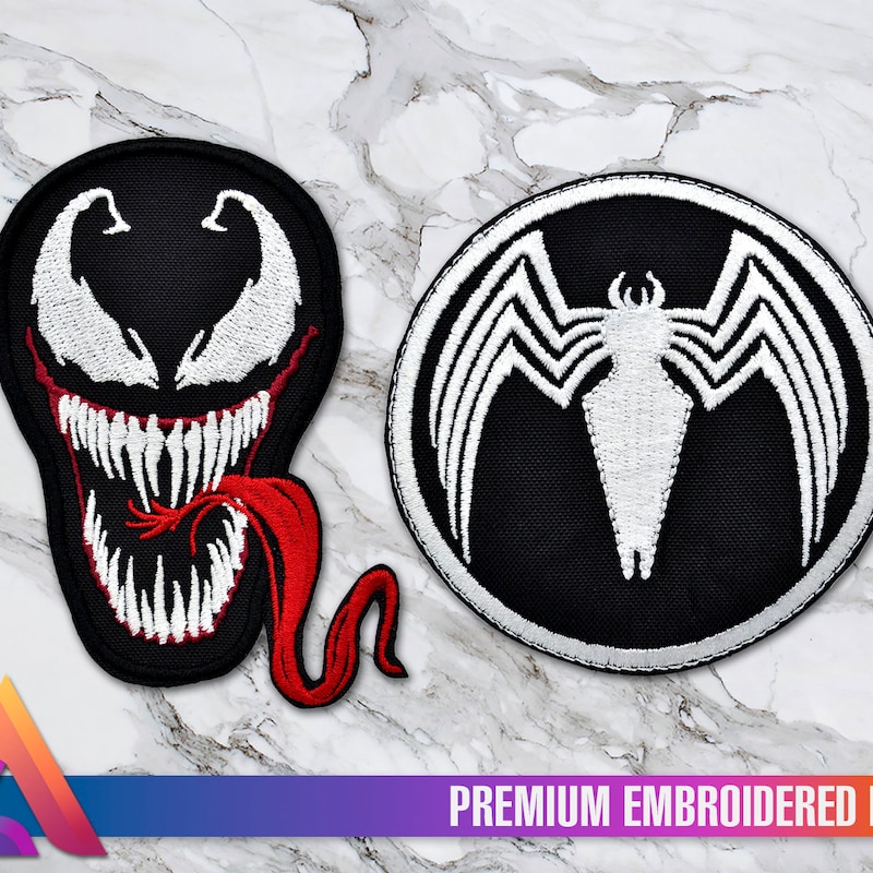 Symbiote Spiderman Logo - Etsy