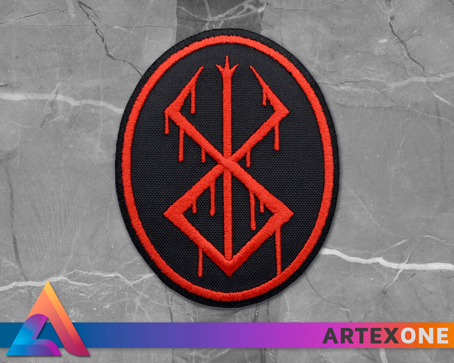 Brand of Sacrifice Emblem Logo Iron-on Embroidered Patch, Custom ...